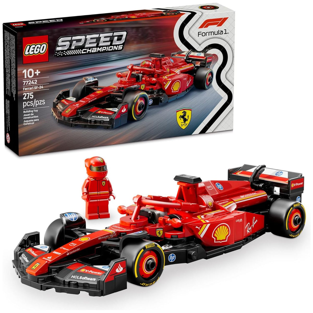 F1® SPEED CHAMPIONS FERRARI SF-24 F1® RACE CAR - 77242 – Brick By Brick ...