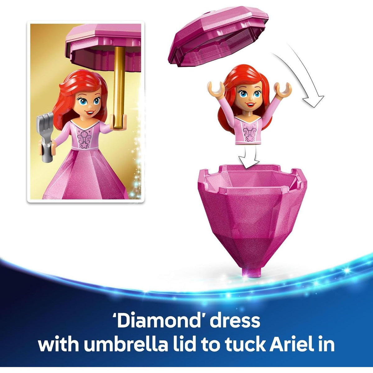 LEGO® DISNEY™ TWIRLING ARIEL - 43259 – Brick By Brick Kenya