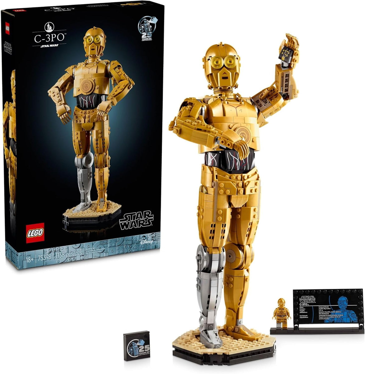LEGO® STAR WARS™ C-3PO, DROID CHARACTER FIGURE - 75398 – Brick By Brick ...