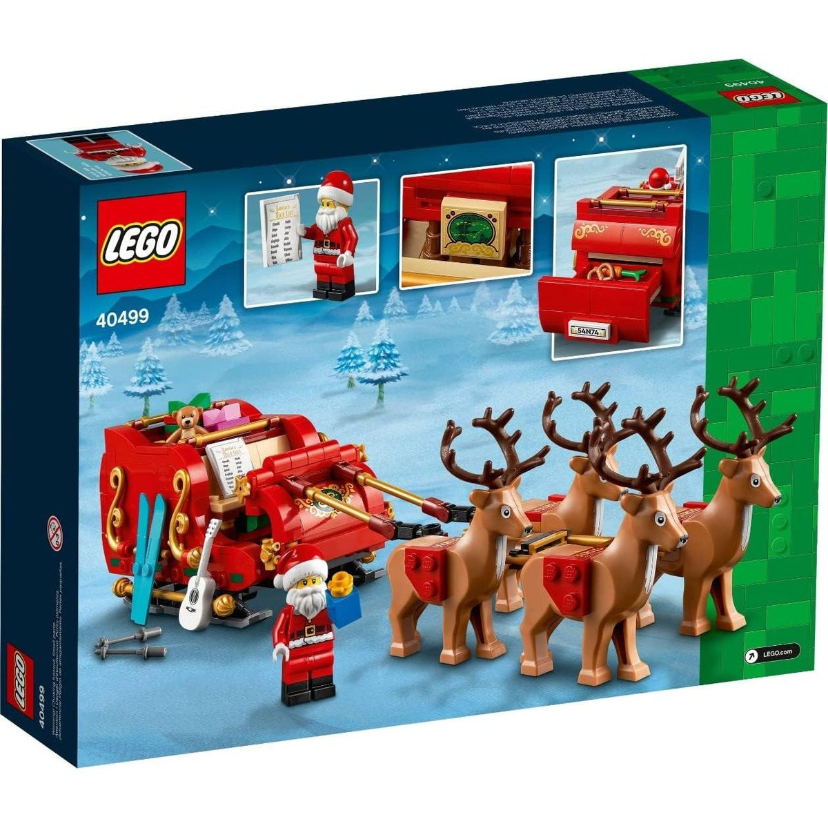 LEGO® HOLIDAY SANTA'S SLEIGH - 40499 – Brick By Brick Kenya