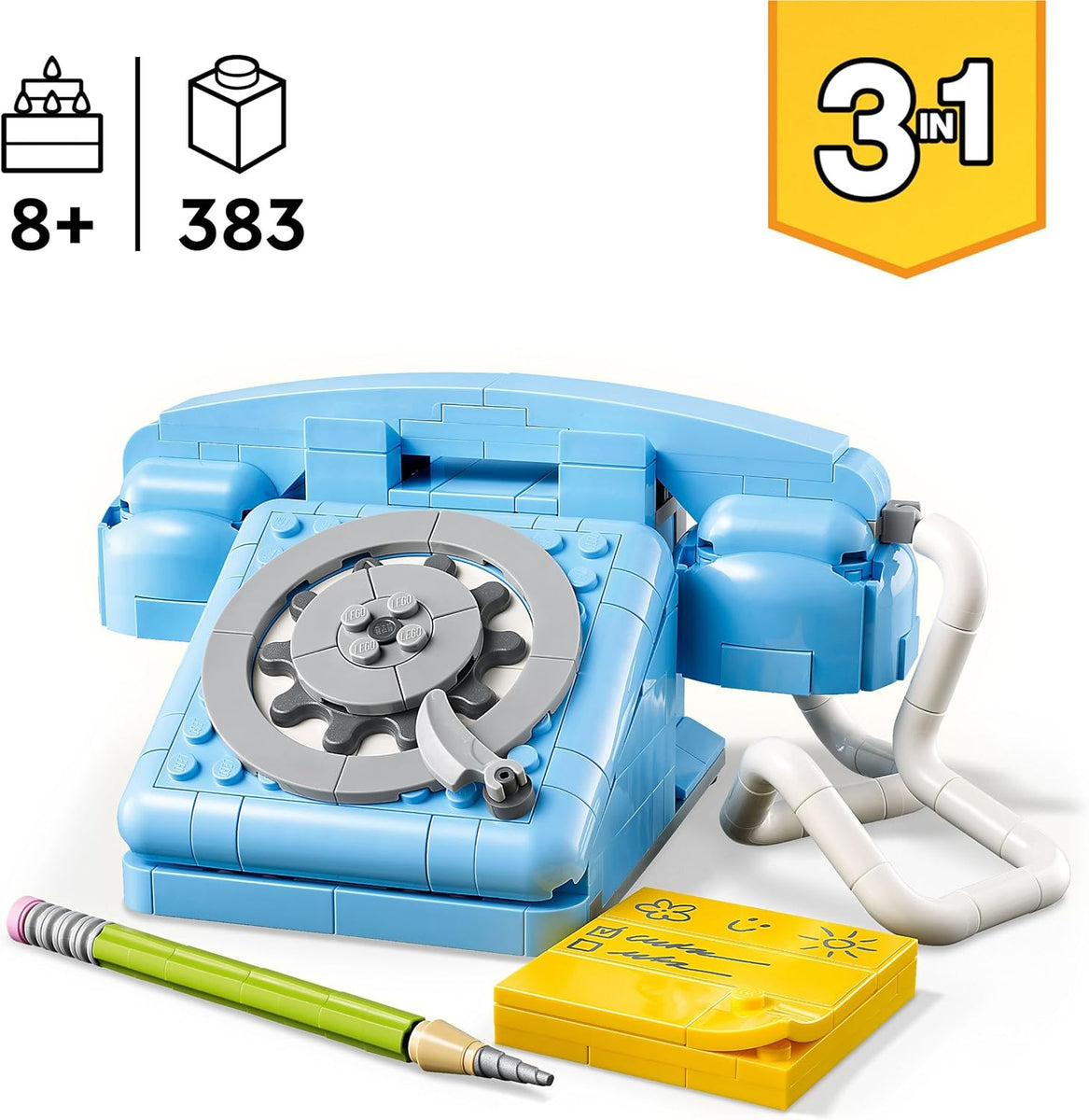CREATOR 3IN1 RETRO TELEPHONE - 31174 – Brick By Brick Kenya