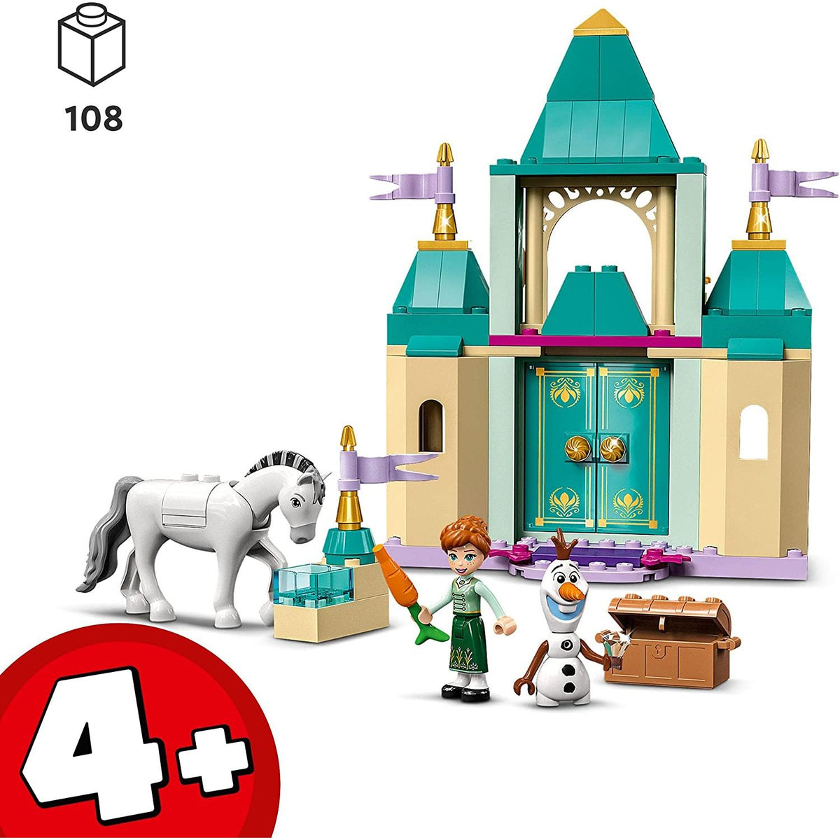 LEGO® DISNEY™ FROZEN™ ANNA AND OLAF'S CASTLE FUN - 43204 – Brick By ...
